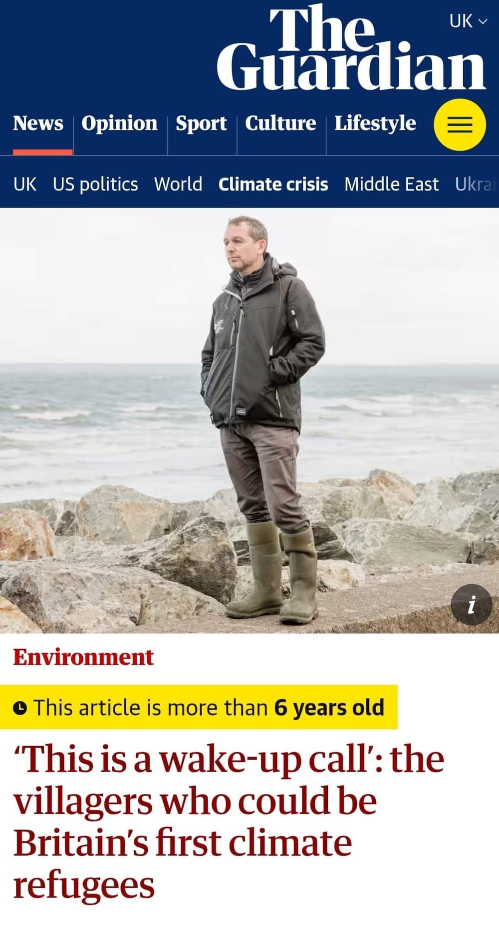 There’s no legal definition of a climate refugee - does that matter?